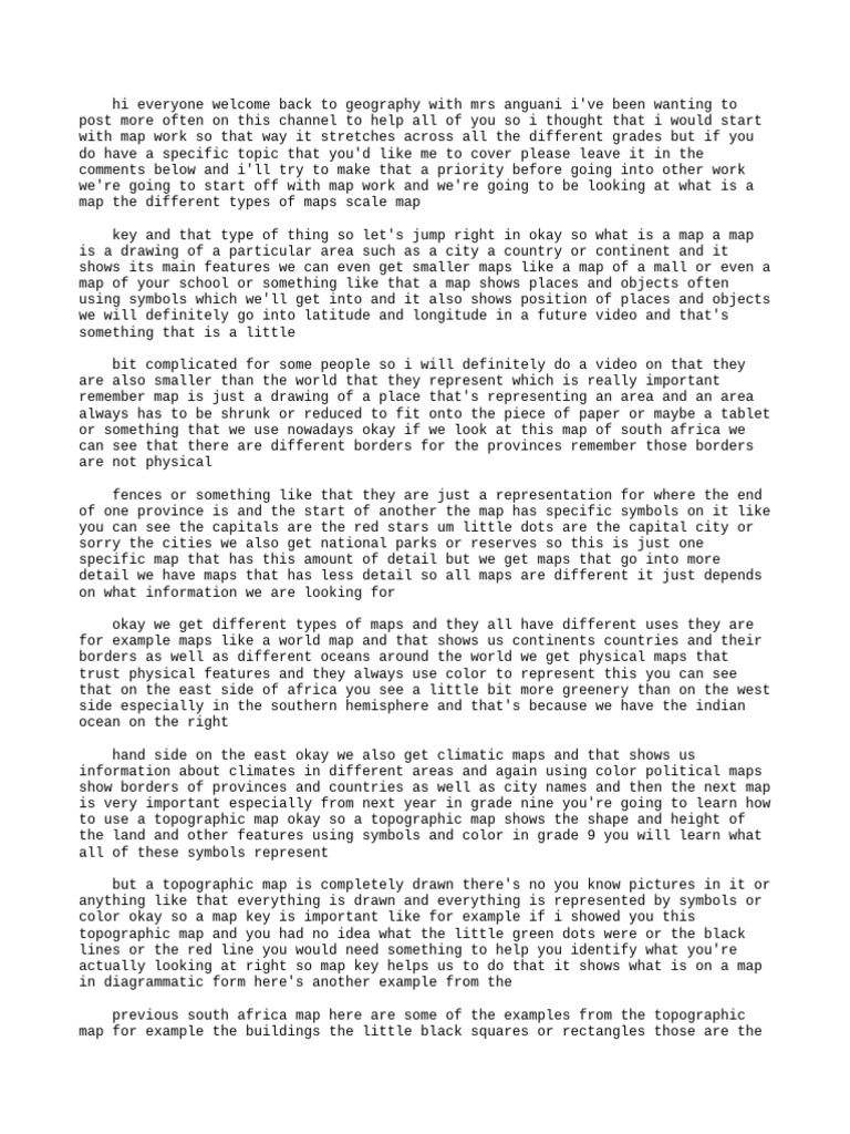 Geography Basics for Students | PDF | Map | Cartography