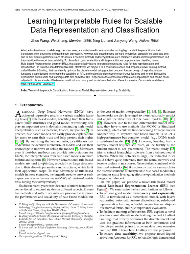 Scalable Rule-Based Classification Model | PDF | Deep Learning | Applied Mathematics