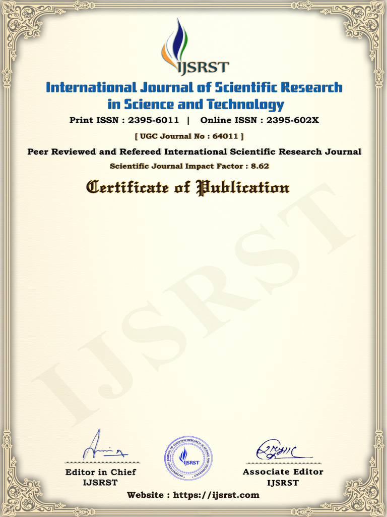 Publication Certificates | PDF