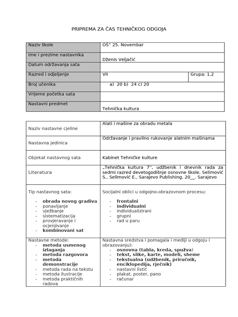 Priprema Za Cas 17 (VII) | PDF