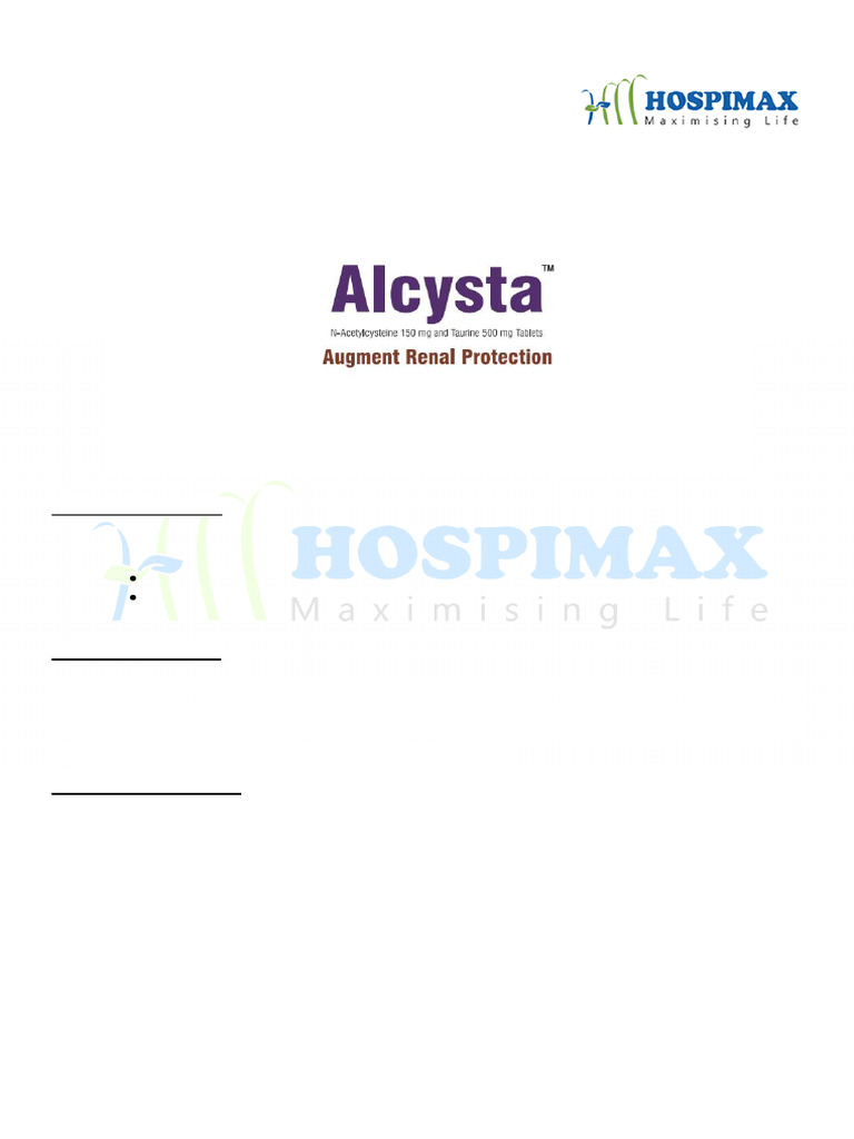 Alcysta Website Content | PDF | Allergy | Medical Specialties