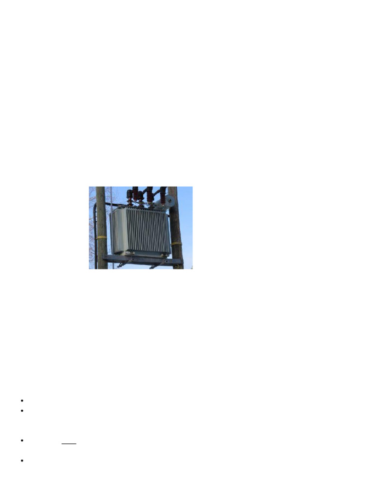 Ele 343 What Is A Distribution Transformer | PDF | Electric Power ...