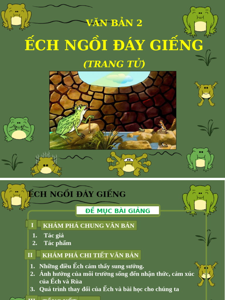 Bai 6 Bai Hoc Cuoc Song Doc Ech Ngoi Day Gieng Trang Tu | PDF