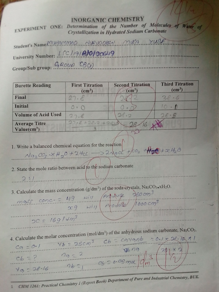 Magabata CHM | PDF | Titration | Chemistry