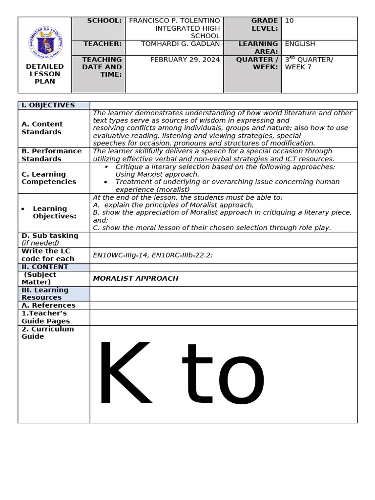 Moralist Approach | PDF | Morality | Liberal Arts Education