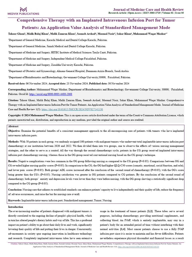 1-JMCHR2024091594D4 Galley Proof-1732971968 | PDF | Intravenous Therapy ...