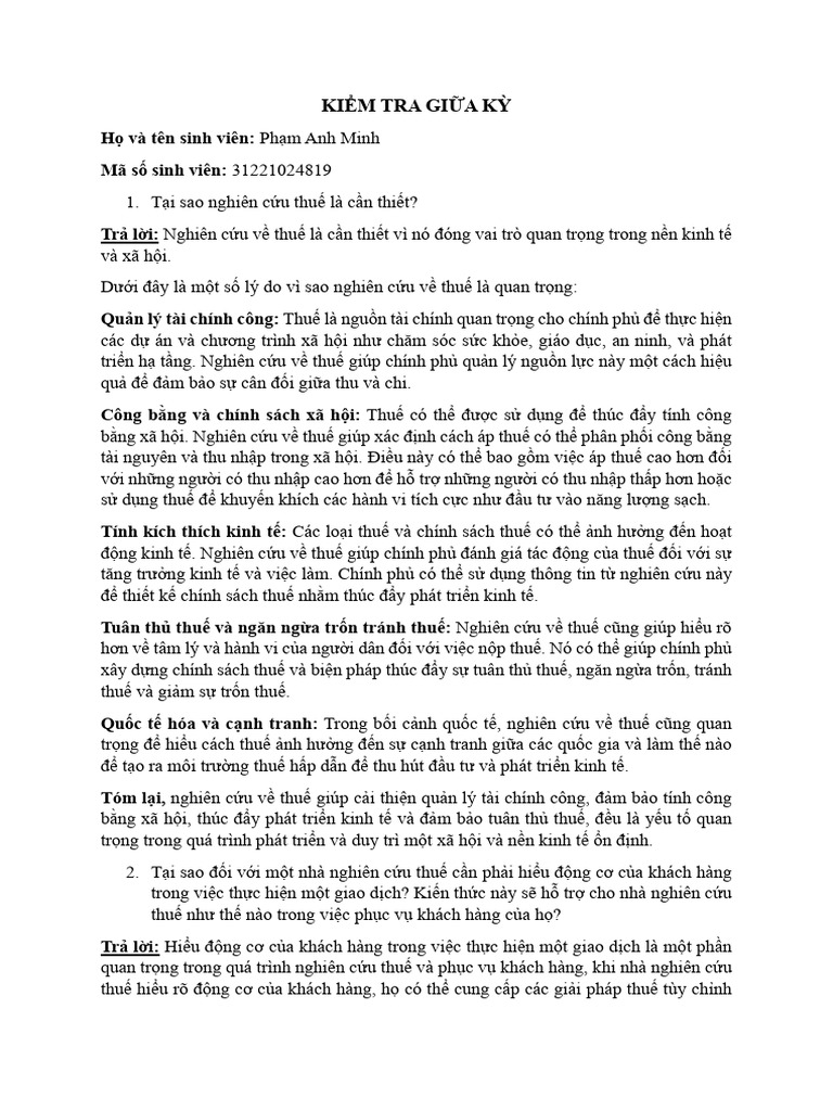 PH M Anh Minh - KTGK | PDF