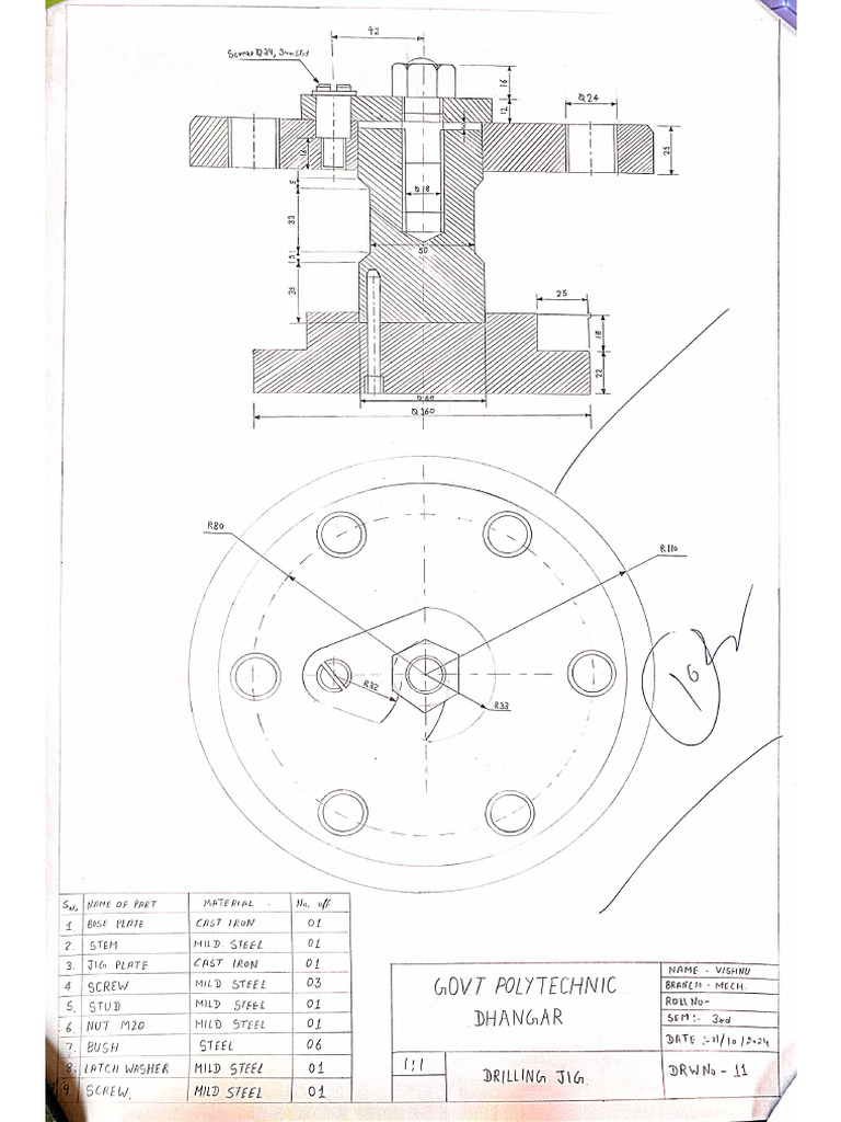 Drawing Sheet 11 To 20 | PDF