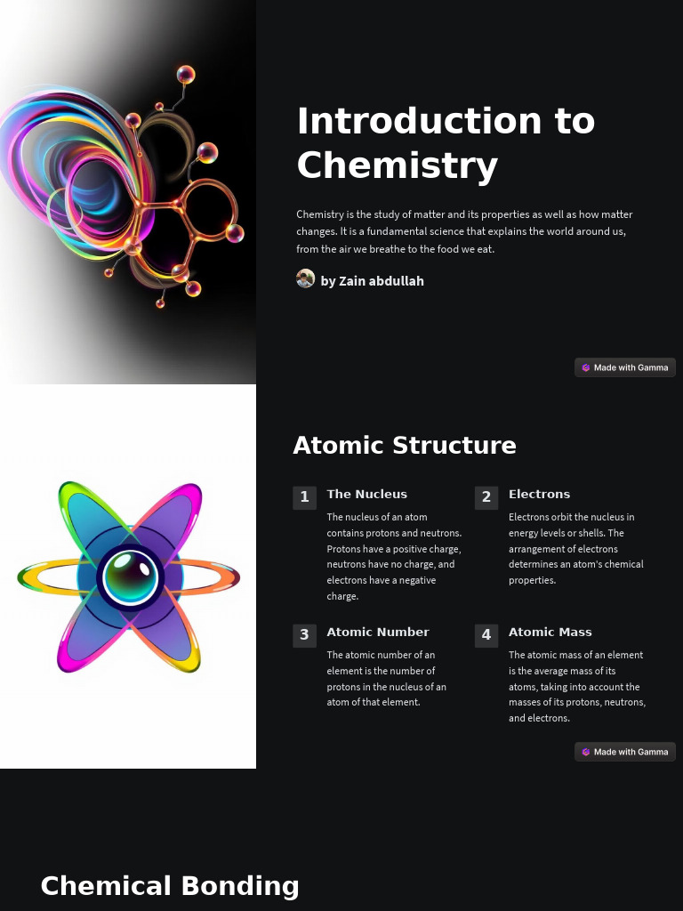 Introduction-to-Chemistry | PDF | Chemistry | Chemical Bond