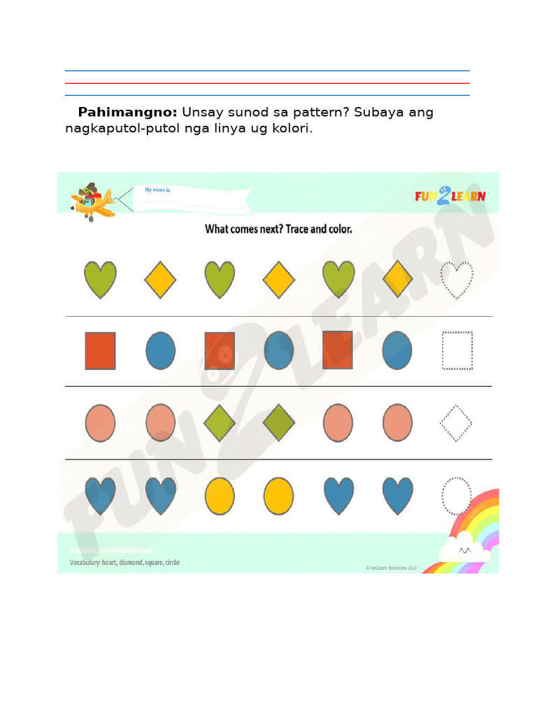 Worksheet For LSENs | PDF