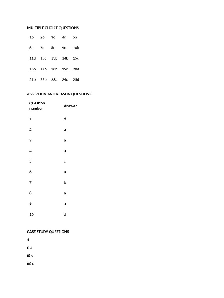 AnswerKey Chapter 3 Science 10th | PDF | Rust | Metals