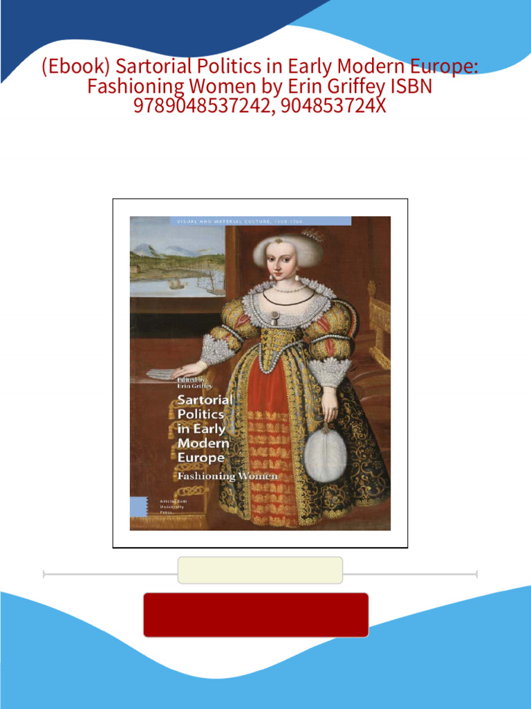 (Ebook) Sartorial Politics in Early Modern Europe: Fashioning Women by ...