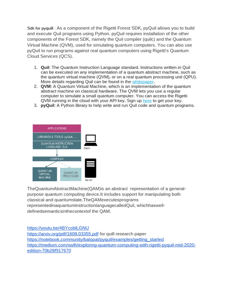 PyQuil: Python SDK for Quantum Computing | PDF