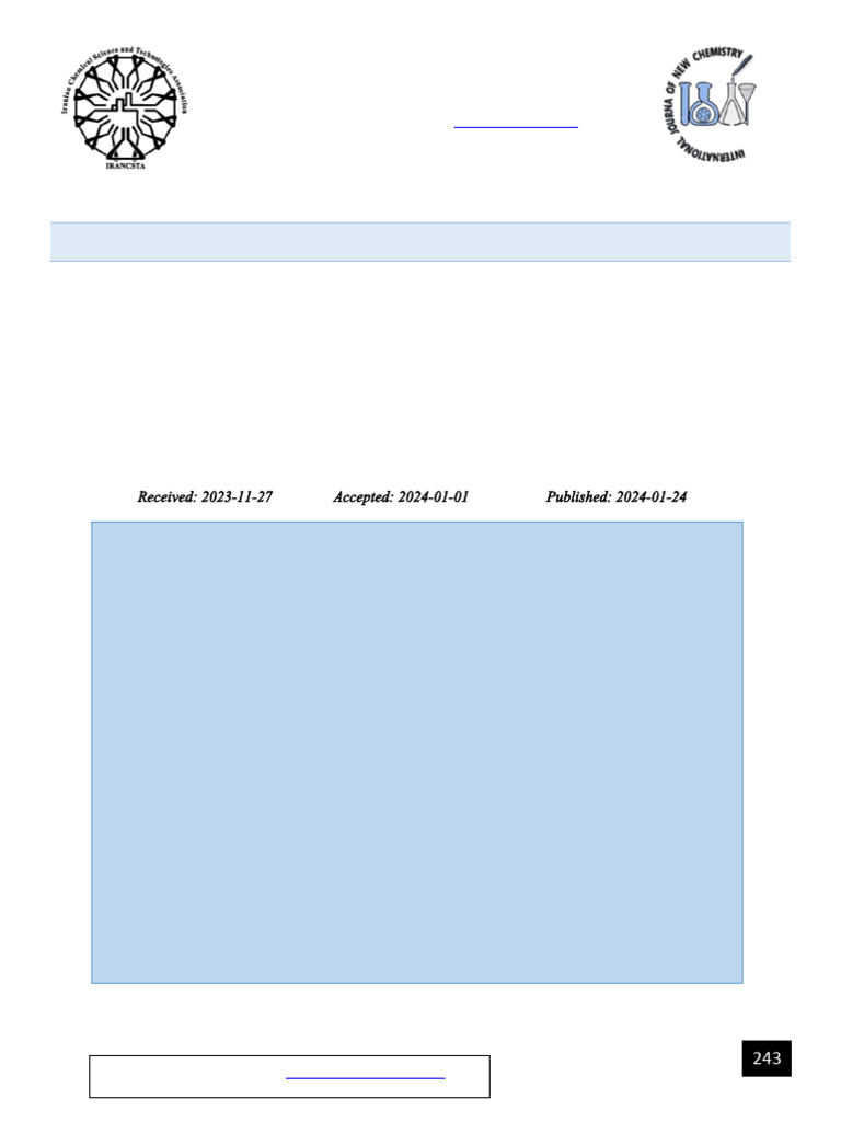 IJNC - Volume 11 - Issue 3 - Pages 243-253 | PDF | Nanotechnology ...