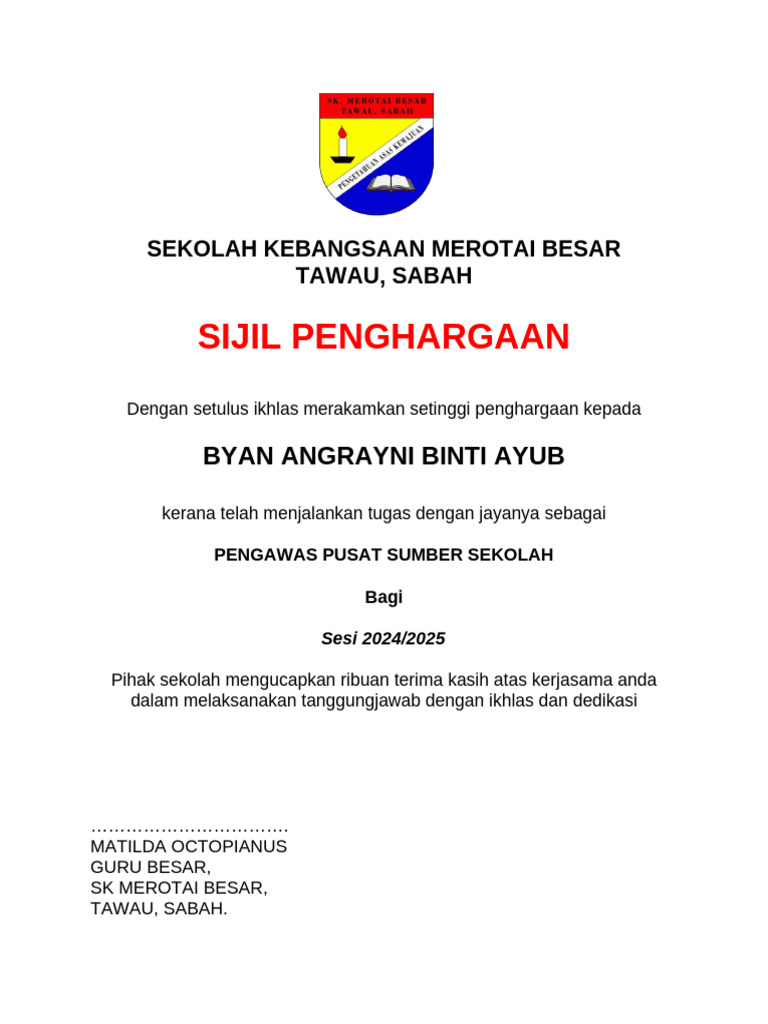 SIJIL | PDF