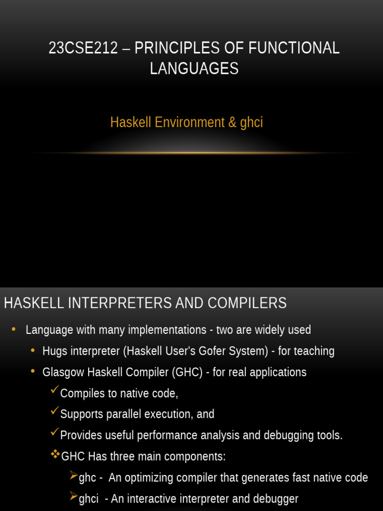 Haskell Environment 2 Autosaved Autosaved | PDF | Data Type | Boolean Data Type