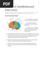 Holzel Et Al Mindfulness and Brain Scans | PDF | Mindfulness | Holism