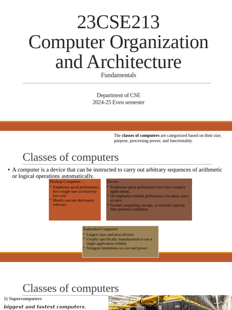 Lecture 2 - Fundamentals | PDF | Central Processing Unit | Assembly Language