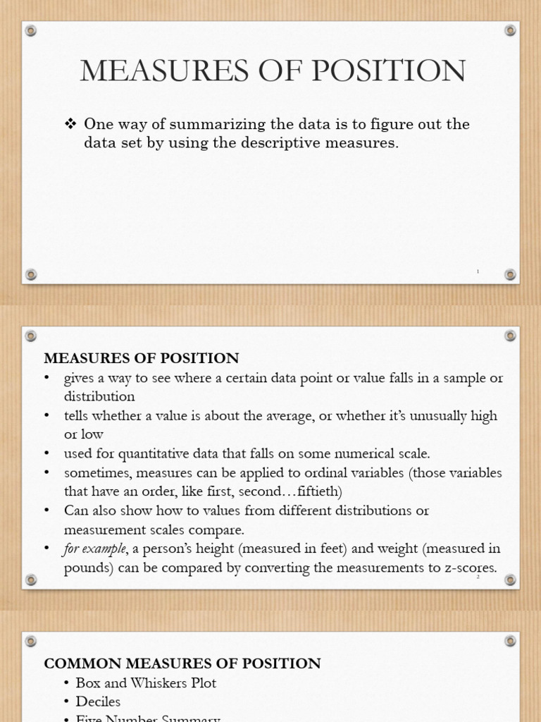 Measures-of-Position | PDF | Quartile