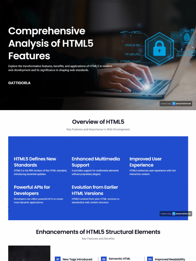Comprehensive Analysis of HTML5 | PDF