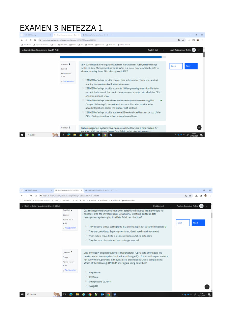 Examen 3 Netezza 1 | PDF