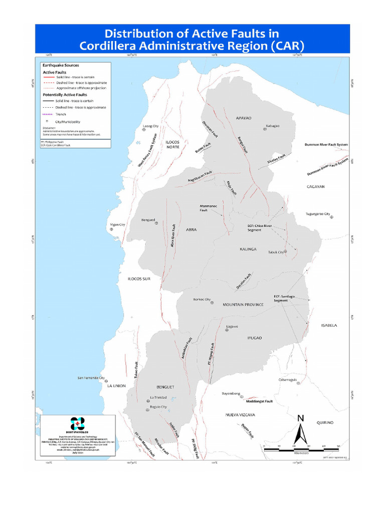 Fault Line Map CAR | PDF