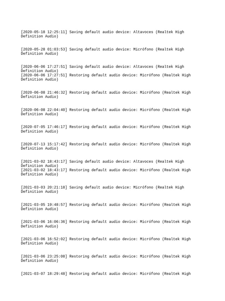 Streaming Log | PDF | Recording | Sound Production