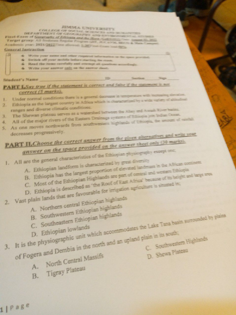 Geography Final Exam 16 (JmU) | PDF