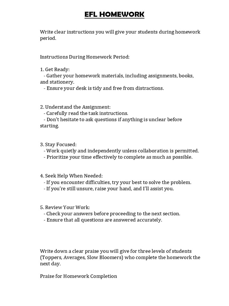 Lesslie Newbigin Paul - EFL - Day 4 | PDF | Homework | Learning