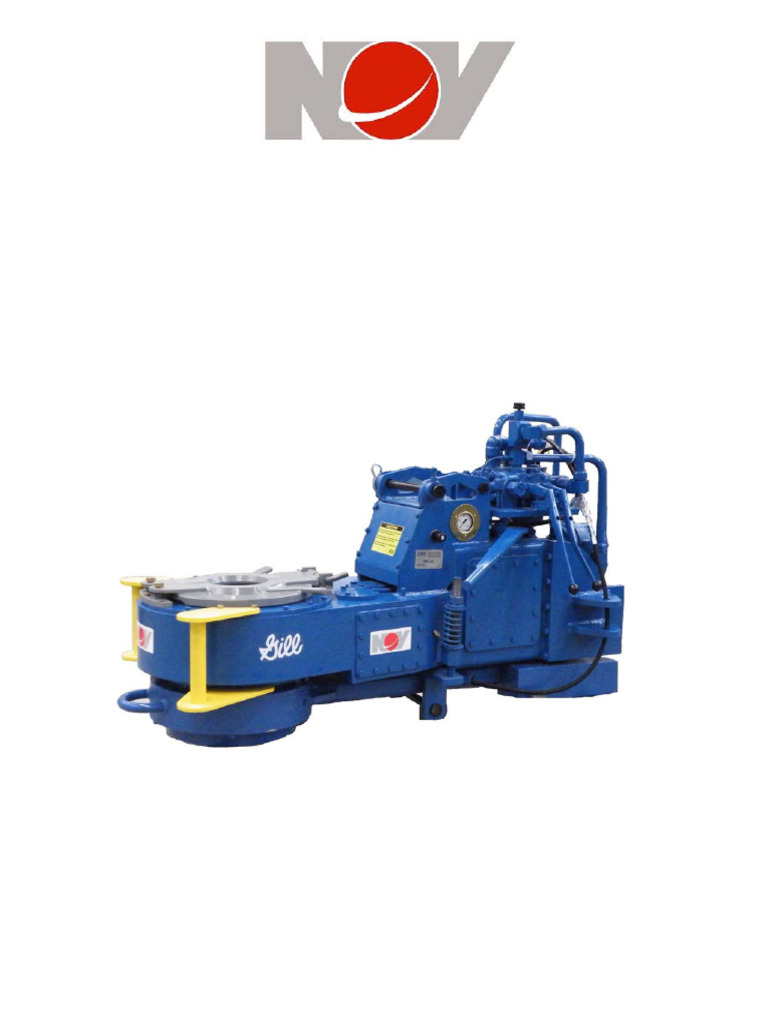 Tubing Power Tong NOV Gill Model 600 Technical Manual | PDF | Lubricant ...