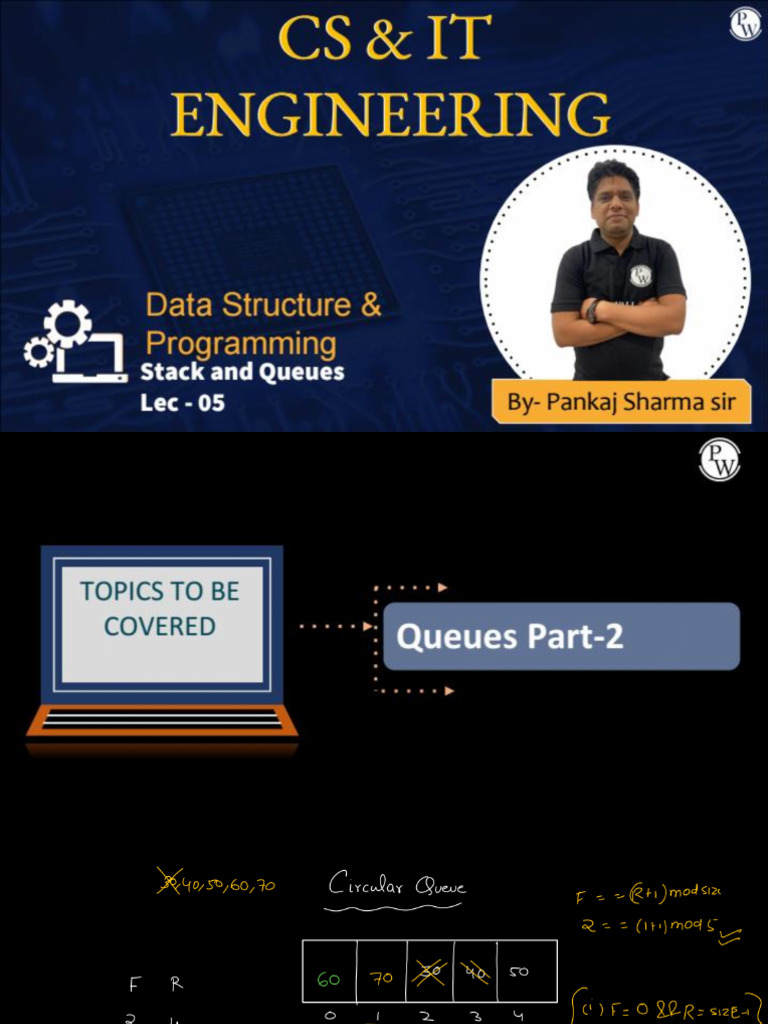Stack and Queues 05 - Class Notes | PDF