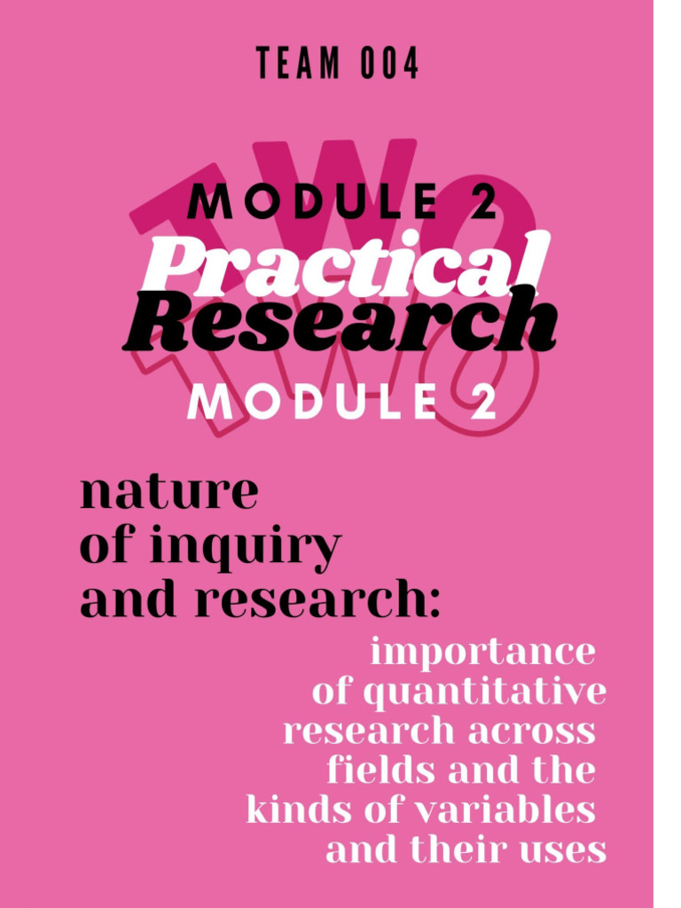 MODULE 2 | PDF | Science | Engineering MODULE 2 | PDF | Science | Engineering