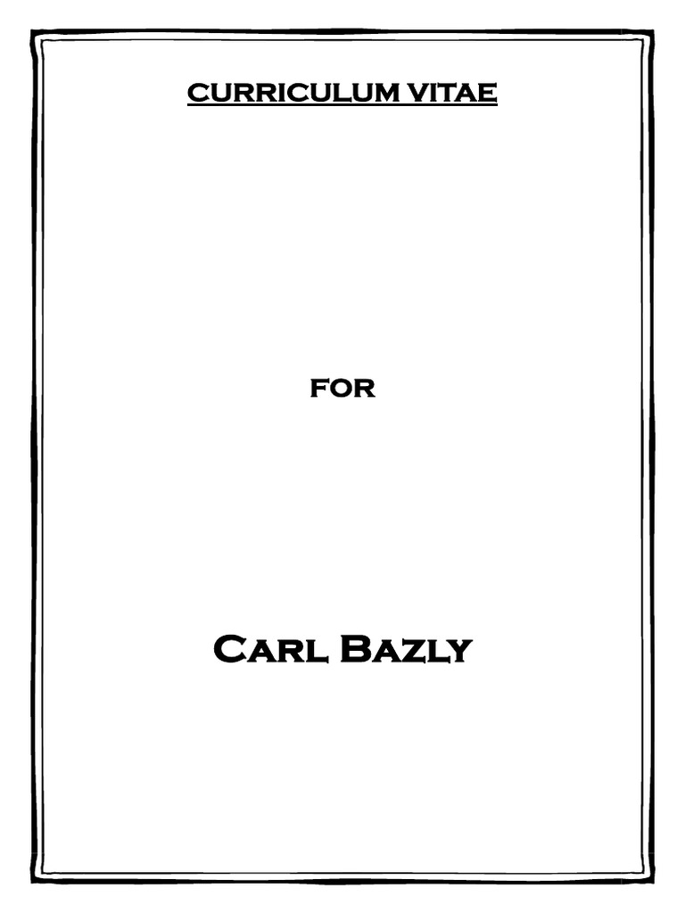 Carl CV | PDF