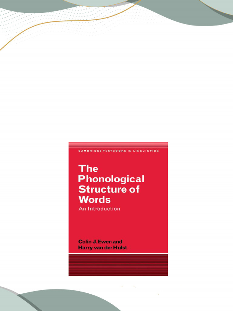 Download ebooks file (Ebook) The Phonological Structure of Words: An ... Download ebooks file (Ebook) The Phonological Structure of Words: An ...
