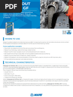Mapegrout ME05 Technical Data Sheet | PDF | Concrete | Deep Foundation