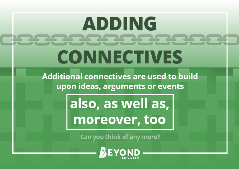 Effective Connectives for Writing | PDF