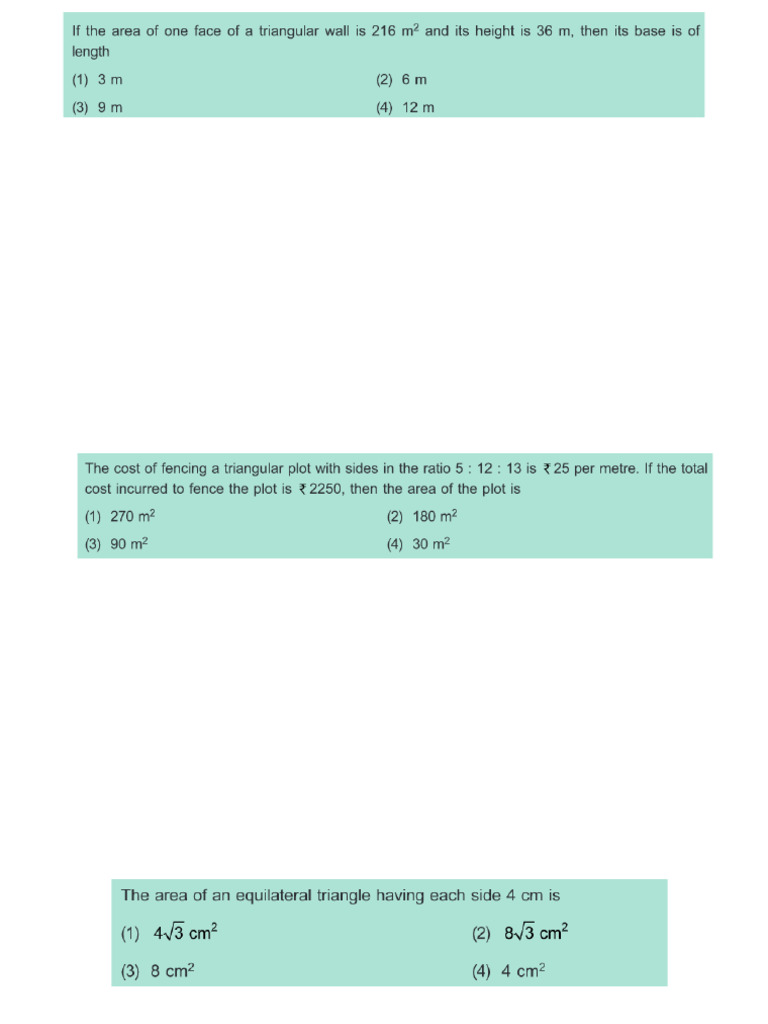 Heron, S Formula L1 | PDF