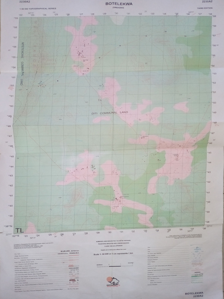 Walter's Botelekwa Map | PDF