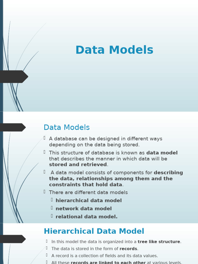 2 - Data Model & Relational Database | PDF | Relational Database | Relational Model