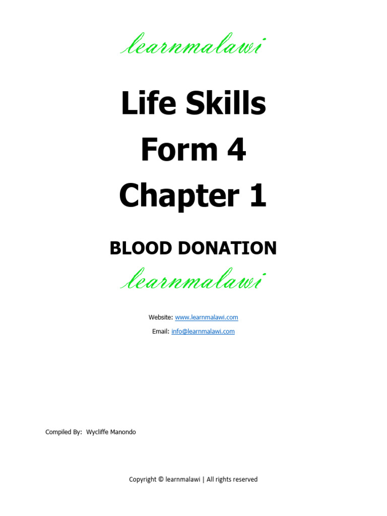 1 blood donation | PDF | Blood Donation | Blood Transfusion