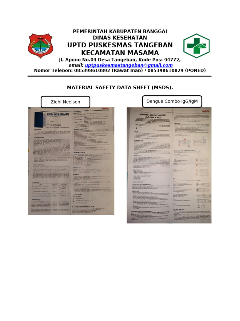BUKTI MSDS fix | PDF