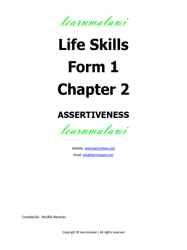 2 Assertiveness | PDF | Self Esteem | Adolescence 2 Assertiveness | PDF | Self Esteem | Adolescence