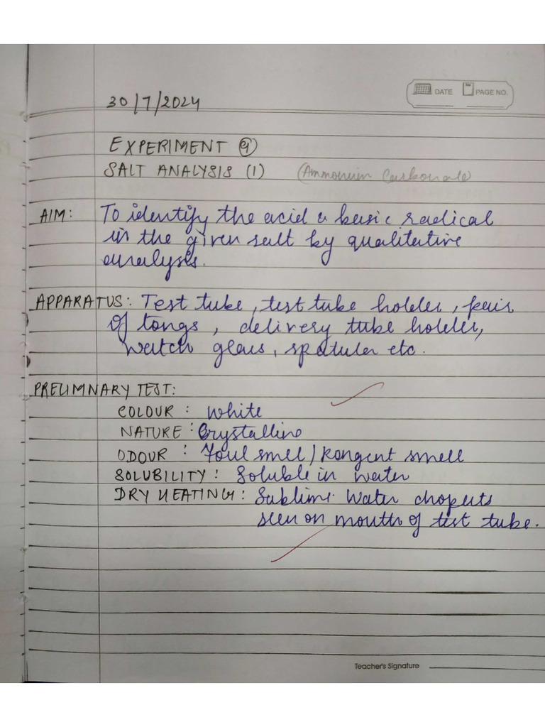 Experiment Slat Analysis | PDF