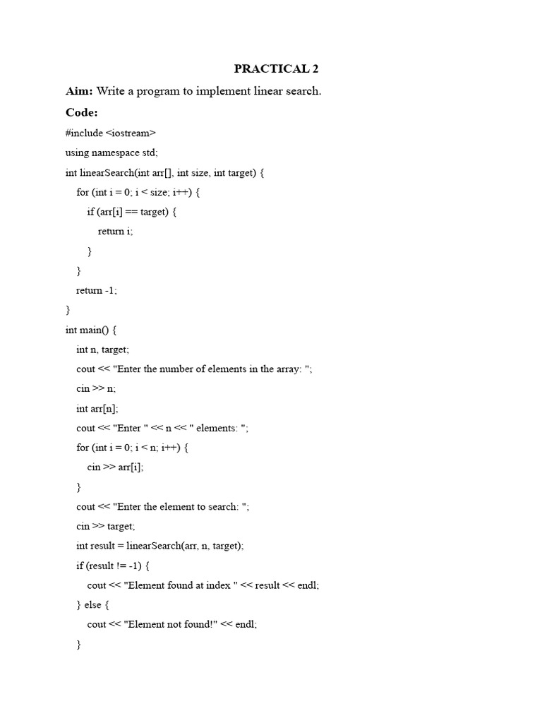 PRACTICAL 2 Daa | PDF