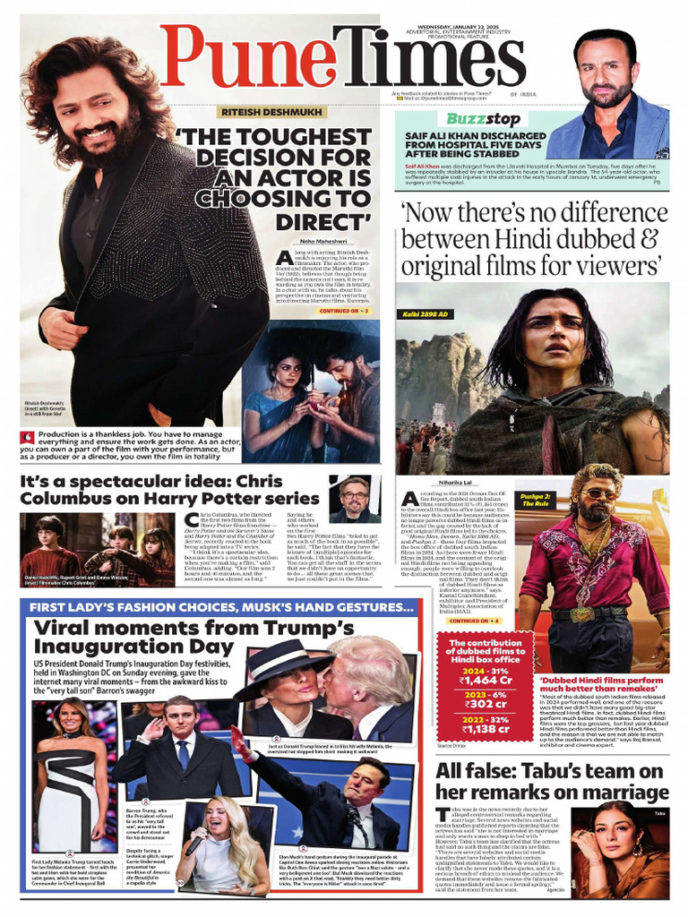 TOI Pune Times 22-01-2025 | PDF