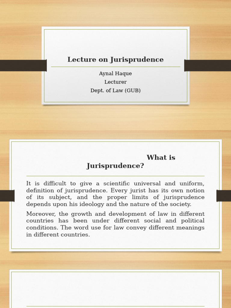 Understanding Jurisprudence: Key Concepts | PDF | Jurisprudence | Science