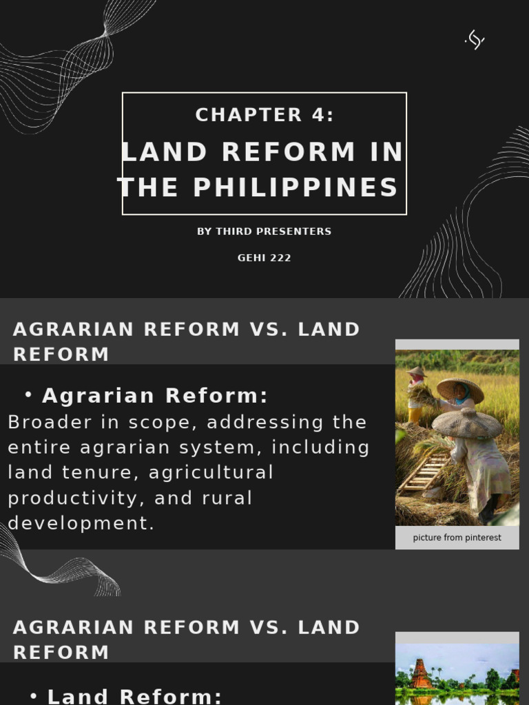 GEHI REPORT by GROUP 3 Land Reform in The Philippines | PDF ...