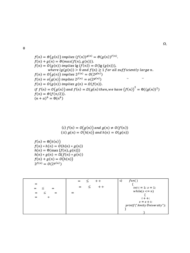 CSE303 ADA Assignment 1: Complexity Analysis | PDF | Computer Programming | Computer Science