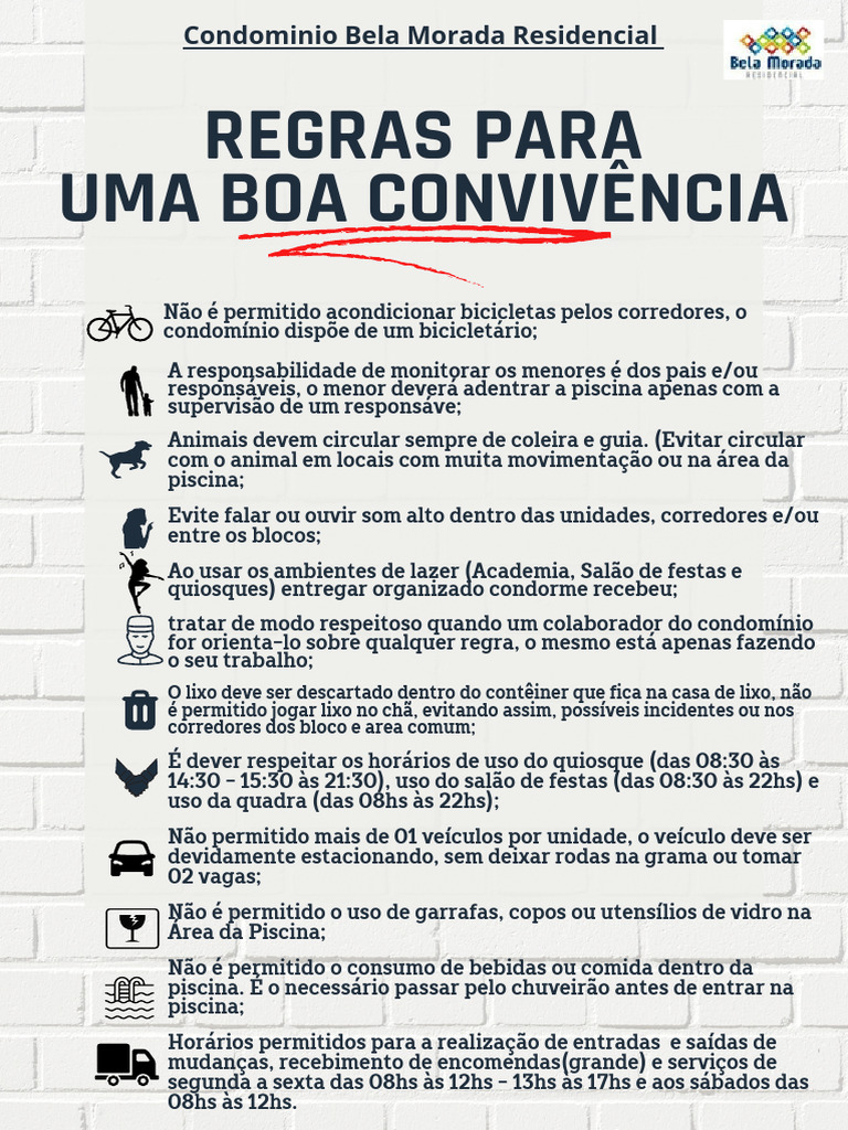 Regras de Convivência | PDF