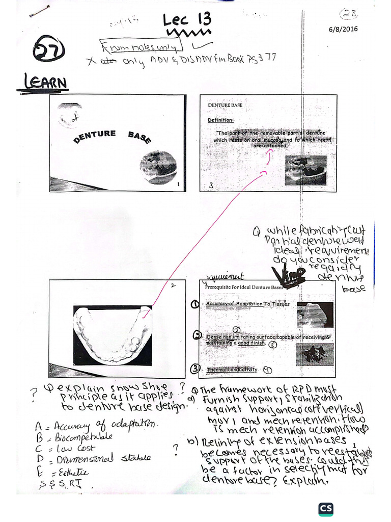Denture Base Mariya | PDF